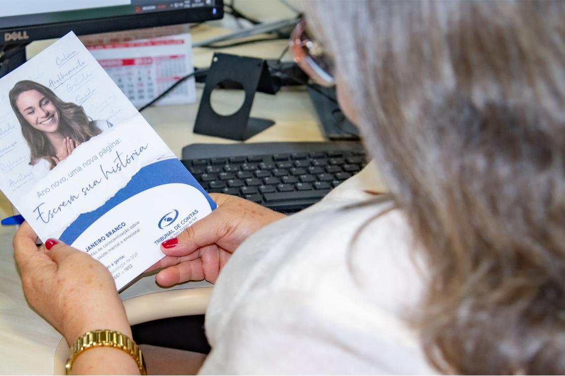 TCE-MS adere à campanha “Janeiro Branco” sobre saúde mental e emocional